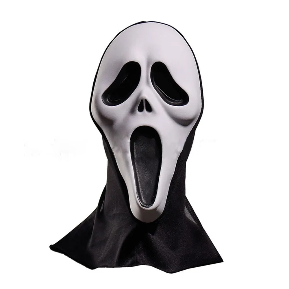 Horror Scream Face Ghost House Mask Cosplay Scary Killer Evil Demon EV