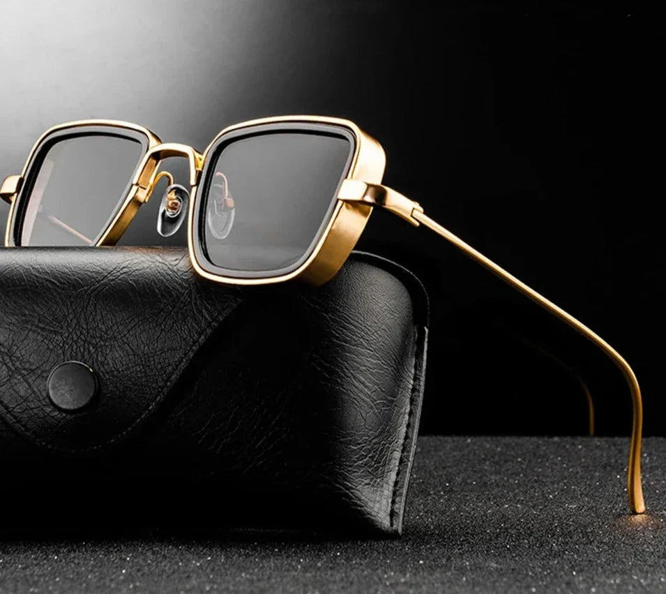 Stylish Retro Brand Shades Men Women Sun Glasses UV400 Square Vintage