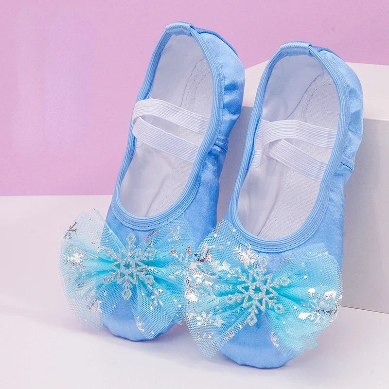 Lovely Princess Dance Soft Soled Ballet Shoe Children Girls Cat Claw C