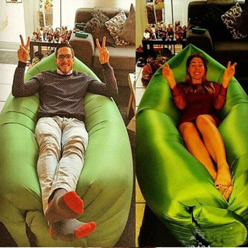 Beach Portable Outdoor Inflatable Bone Furniture Sofa Hammock Sleeping