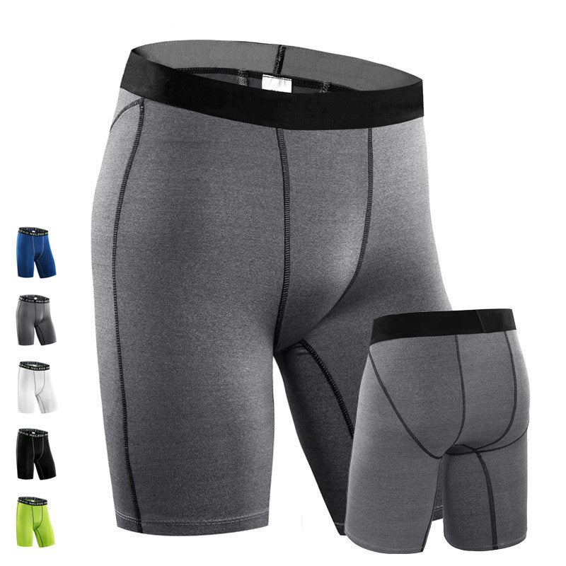 Men Breathable Quick Dry Underwear Tights Gym Fitness Running Boxers F