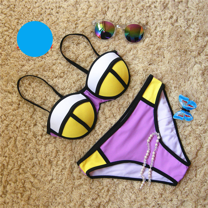 Bikini Swimwear Women Push Up Bikinis Set Low Waist Swimsuit Bathing S